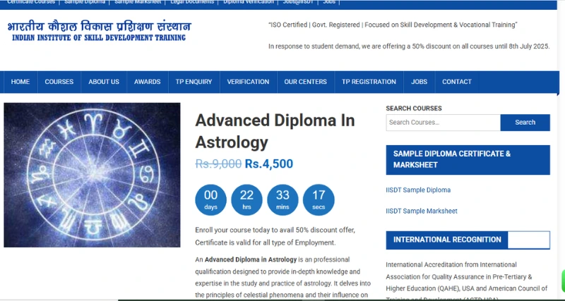Institute of Indian Spiritual & Divine Training (IISDT) - Astro Jumble - Astrology, Horoscopes ...