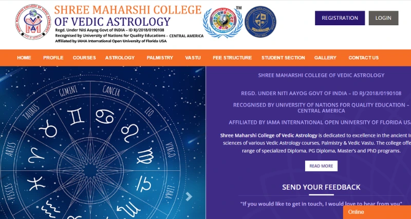 Shree Maharshi College of Vedic Astrology (MCV Udaipur) - Astro Jumble - Astrology, Horoscopes ...